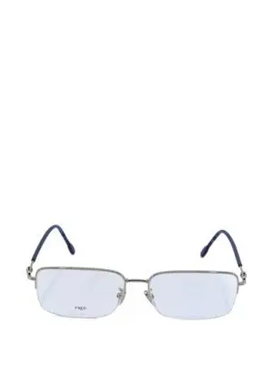FRED Rectangle Frame Eyeglasses - Silver