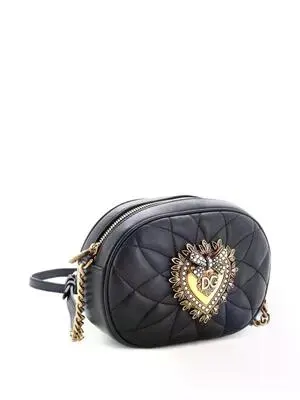 Dolce & Gabbana Devotion Camera Bag Quilted Leather