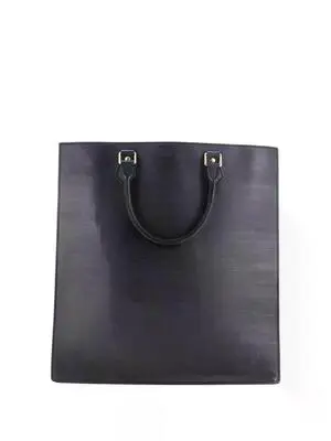 LOUIS VUITTON Sac Plat Gm Epi Leather Tote Bag - Black
