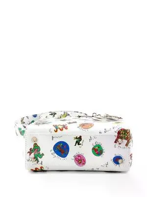 Dior Lady Bag Printed Leather Small Satchel - Multicolour