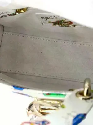 Dior Lady Bag Printed Leather Small Satchel - Multicolour