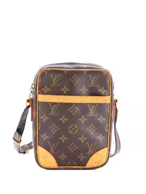 LOUIS VUITTON Monogram Canvas Danube Crossbody Bag - Brown