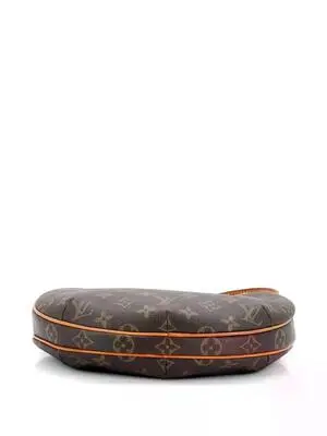 LOUIS VUITTON Monogram Canvas Croissant Pm Hobo Bag - Brown