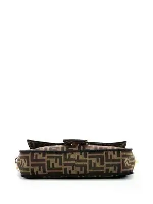 Fendi Baguette Nm Bag Zucca Canvas Shoulder Bag