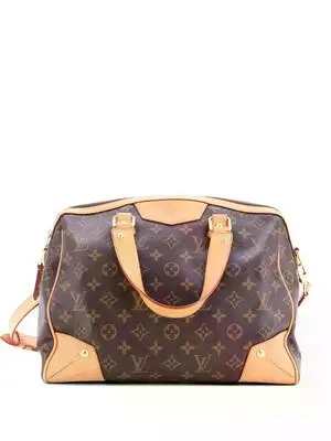 LOUIS VUITTON Retiro Pm Monogram Canvas Satchel - Brown