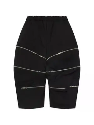 Comme Des Garçons Zip-detail Trousers - Black