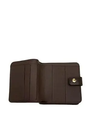 LOUIS VUITTON 2009 Damier Ebene Compact Zip Wallet Small Wallets