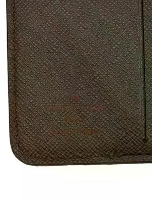 LOUIS VUITTON 2009 Damier Ebene Compact Zip Wallet Small Wallets