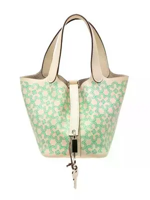 Hermès 2022 Micro Swift Lucky Daisy Picotin Lock 14 Handbag