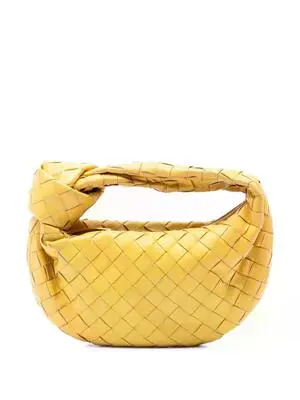 Bottega Veneta Mini Nappa Intrecciato Jodie Hobo Bag - Yellow