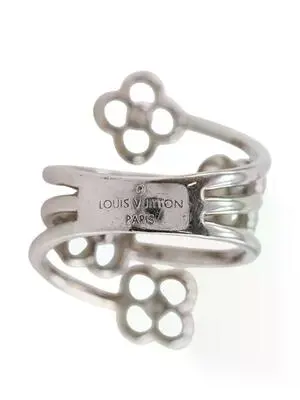 LOUIS VUITTON Brass Flower Full Ring