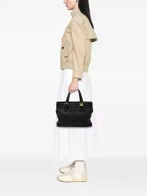 Burberry 20th Century Leather Tote Bag