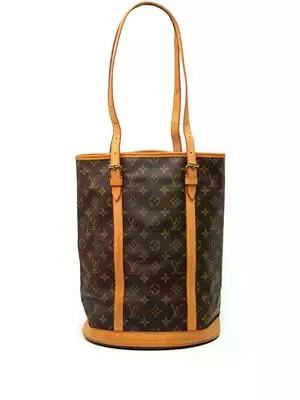 LOUIS VUITTON Monogram Gm Bucket Bag - Brown