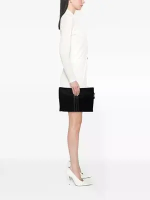 Hermès Canvas Fourre Tout Clutch Bag - Black