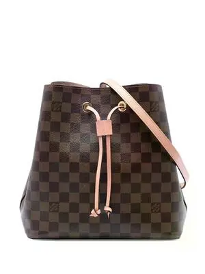 LOUIS VUITTON Damier Ebene Neonoe Mm Bucket Bag - Brown