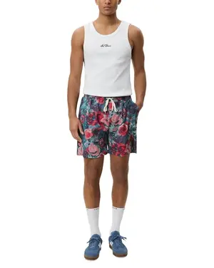 LES DEUX Bouquet Allover Print Swim Shorts
