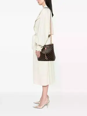 LOUIS VUITTON Damier Ebene Neonoe Mm Bucket Bag - Brown