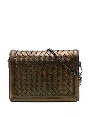 Bottega Veneta Montebello Crossbody Bag - Brown