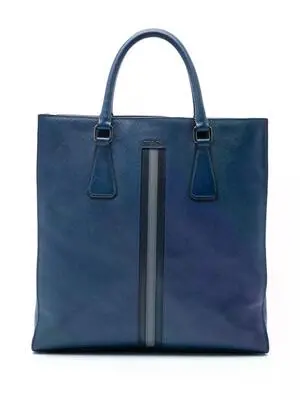 Prada Saffiano Lux Tote Bag - Blue