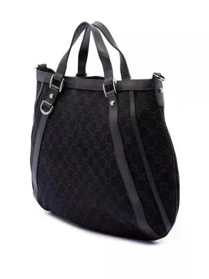 Gucci Gg Denim Abbey D Ring Satchel