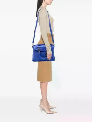 Dior Lambskin Cannage Granville Satchel - Blue