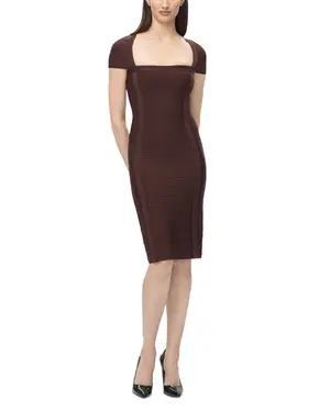 Herve Leger The Premiere Dress - Walnut