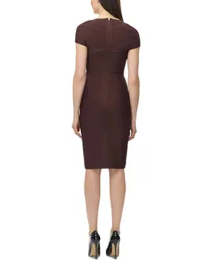 Herve Leger The Premiere Dress - Walnut