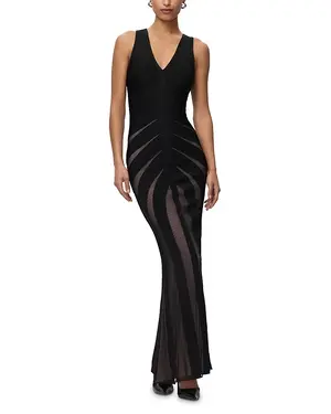 Herve Leger Valia Mermaid Gown