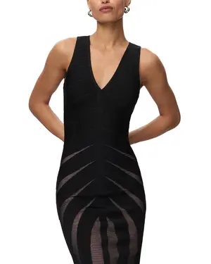 Herve Leger Valia Mermaid Gown