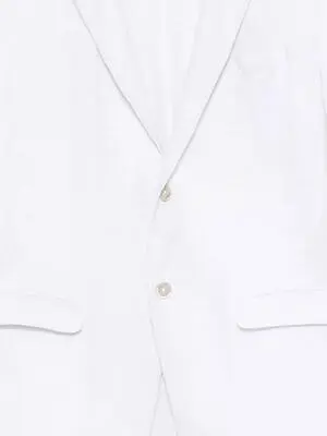 120% Lino Notch-lapel Single-breasted Blazer