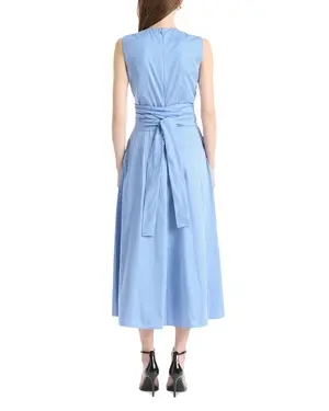 Altuzarra Sleeveless Striped Midi Dress - Azure Stripe