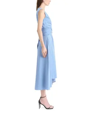 Altuzarra Sleeveless Striped Midi Dress - Azure Stripe