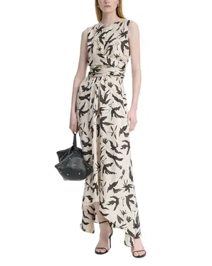 Altuzarra Penny Printed Maxi Dress - Tapioca Bird