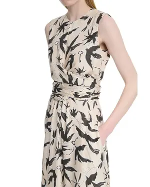 Altuzarra Penny Printed Maxi Dress - Tapioca Bird