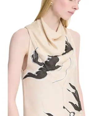 Altuzarra Lucie Silk Maxi Dress With Dragonfly Print