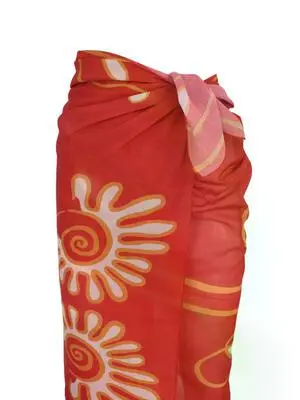 CALA DE LA CRUZ Floral Print Sarong