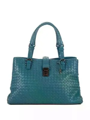 Bottega Veneta Intrecciato Tote Bag - Blue