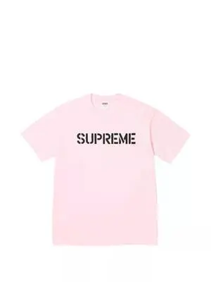 Supreme Hard Logo-print T-shirt - Pink