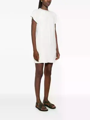 Brunello Cucinelli Monili Trim Mini Dress