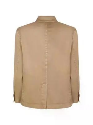 DELL'OGLIO Button-up Patch-pocket Shirt - Neutrals