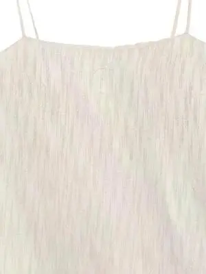 RAME Frayed Spaghetti-strap Top