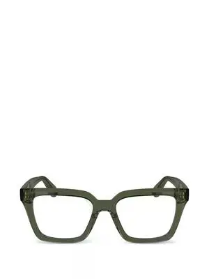 FERRAGAMO Square Frame Glasses - Green