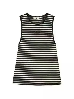 TWINSET Striped Knit Tank Top