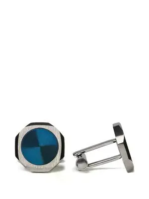 D1 MILANO Octagonal Sunray-dial Cufflinks - Grey