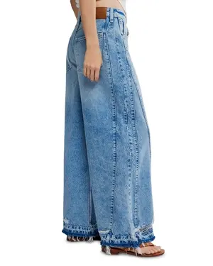 Free People Apollo High Rise Wide Leg Jeans