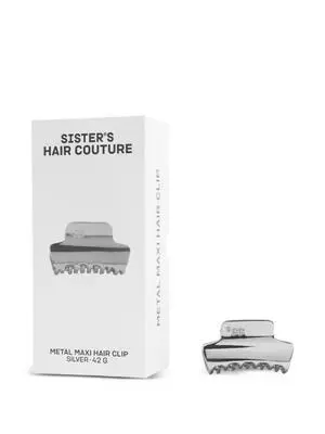 SISTER’S AROMA Sister's Aroma Maxi Logo-engraved Hair Clip - Silver