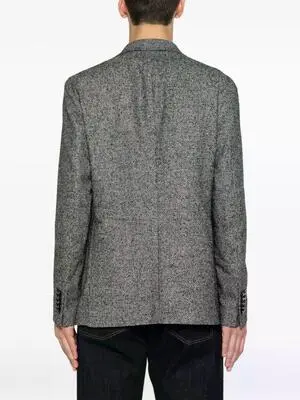 Tagliatore Houndstooth-pattern Peaked-lapel Blazer
