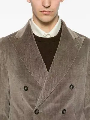Tagliatore Double-breasted Corduroy Suit