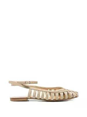 ANNA F. Cage-strap Buckled Sandals - Neutrals