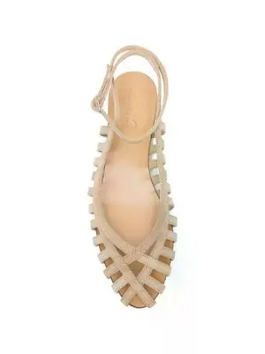ANNA F. Cage-strap Buckled Sandals